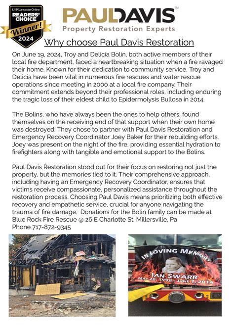 Christopher Pascoe On Linkedin Proud Of The Paul Davis Of Lancaster Team Thank You To Our