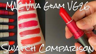 Mac Russian Red Vs Viva Glam 1