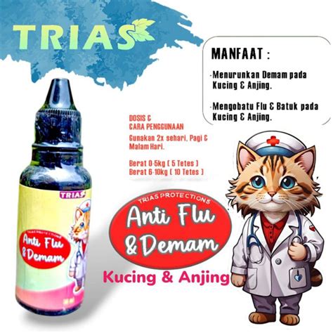 Cat Flu Medicine Cat Cough Medicine Cat Antiflu Cat Vitamins Shopee