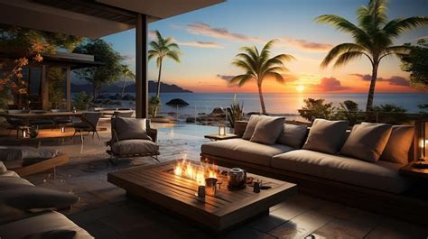 Premium Ai Image Modern House At Night With Dark Aesthetic