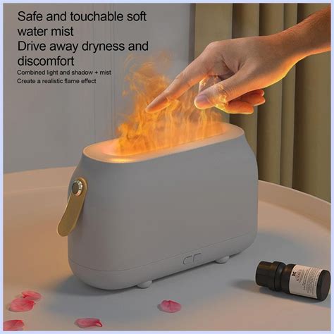 Fire Diffuser สําหรับ Home Unique Flame Effect Scent Diffuser Multi