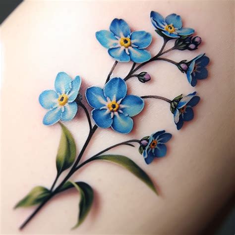 Forget Me Not Tattoo Flower Meaning Tattoo Worx Flower Wrist
