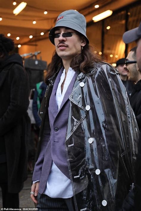 Hector Bellerin Takes In London Fashion Week Catwalk Show While Wearing
