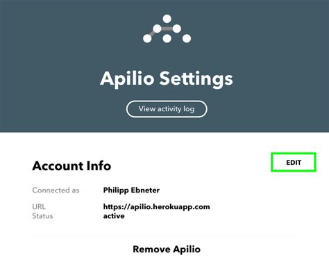 How To Re Connect Ifttt With A Formerly Deactivated Apilio Account