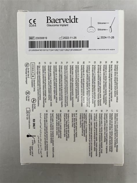New Johnson And Johnson 23030819 Baerveldt Glaucoma Implant 250