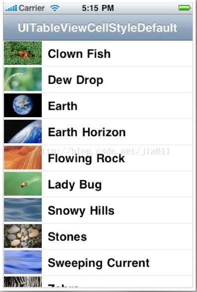 Ios表视图详解 Csdn博客