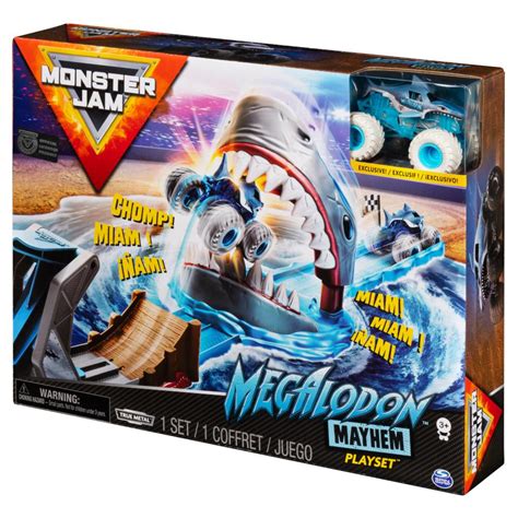 Monster Jam Official Megalodon Mayhem Playset With Exclusive 164