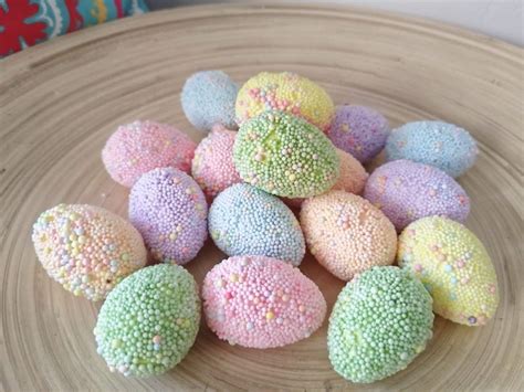 Decorated Foam Easter Egg 3 Pack Etsy