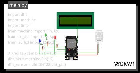 DHT22 Micropython Wokwi ESP32 STM32 Arduino Simulator