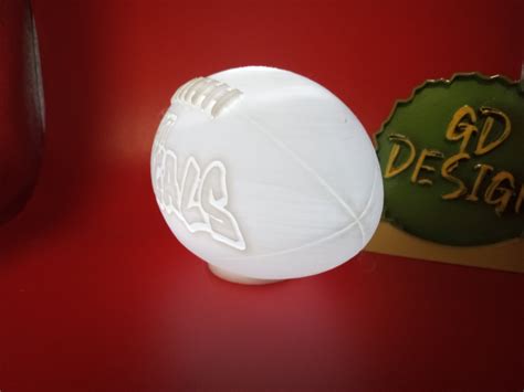 Stl File Cincinnati Bengals Graffiti Football Light・3d Printer Model To