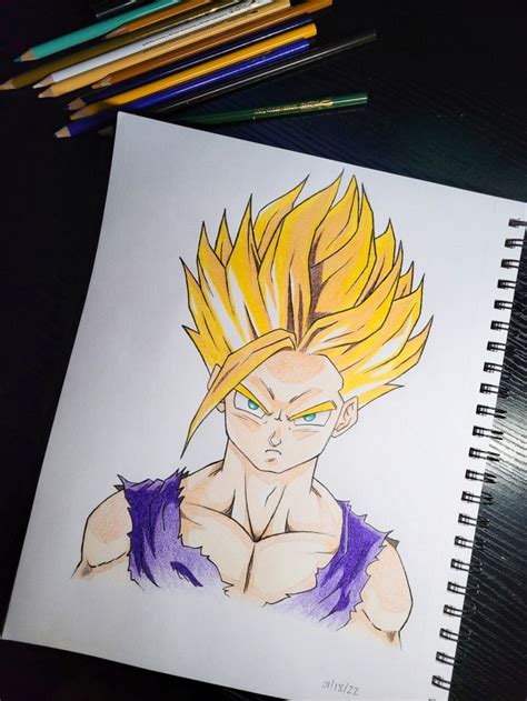 Gohan Ssj2 Sketches Zelda Characters Drawings