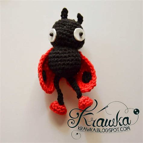 Free Knitting Pattern For A Cute Ladybug