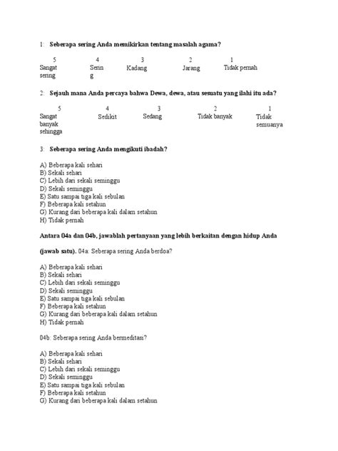 Centrality Of Religiosity Scale 1 En Id Pdf