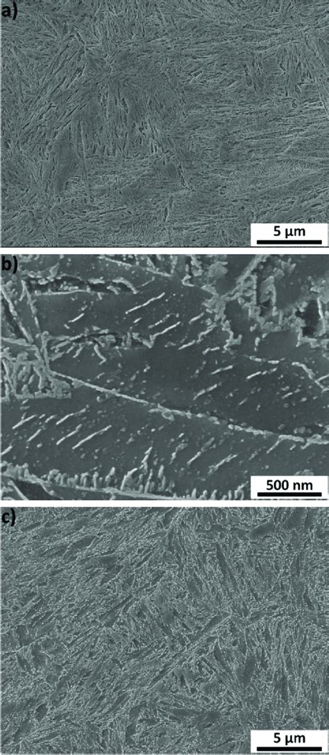 Development Of Microstructure Of Steel 1 During Tempering A 200 °c