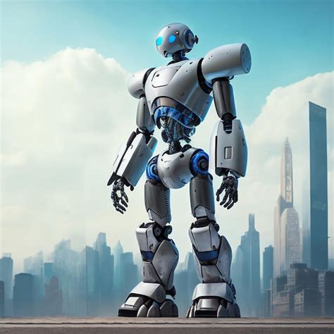 Premium Ai Image Mega Robot Generative Ai