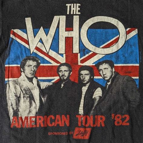 Vintage 1982 The Who American Tour Shirt Gem