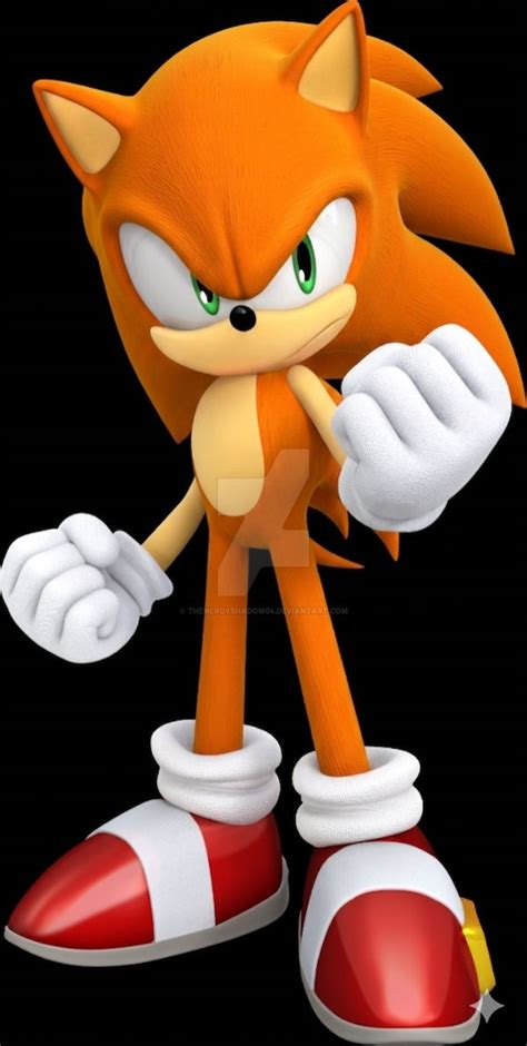 Orange Sonic By Thenerdyshadow04 On Deviantart