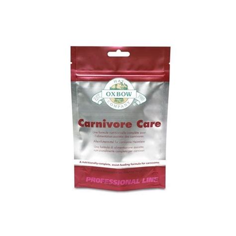 Optinac Oxbow Carnivore Care Poids Sachet De 70g