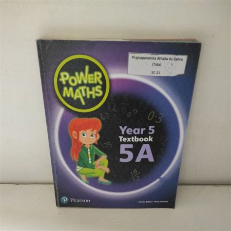 Jual Power Maths Year 5 Textbook 5a Shopee Indonesia