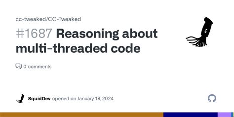 Reasoning About Multi Threaded Code · Issue 1687 · Cc Tweakedcc