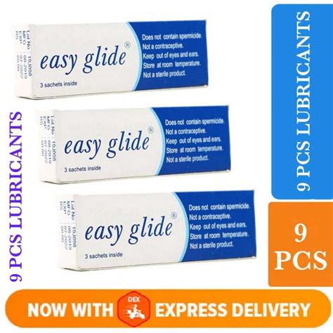 Easy Glide Lubricating Gel 4g X 9 Sachets Lubricating Gel Darazlk