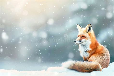 Cute Fox Sitting Stock Illustrations 7008 Cute Fox Sitting Stock