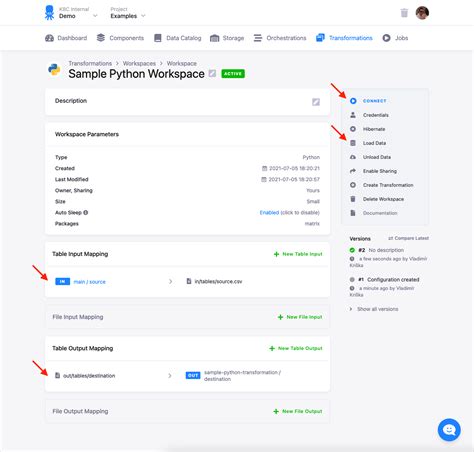 Python Transformation Keboola User Documentation