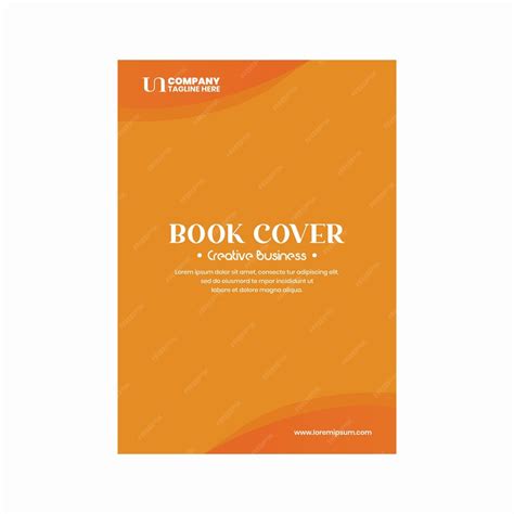 Premium Vector A Book Cover That Is Orange And Orange