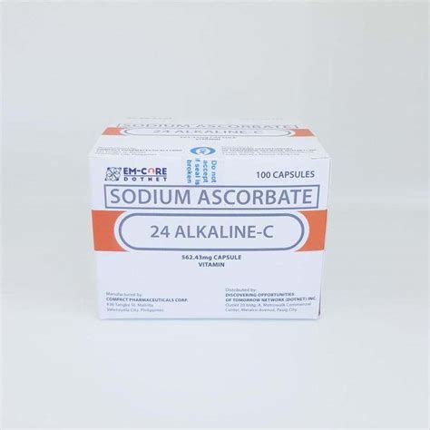 Sodium Ascorbate 24 Alkaline C Lazada Ph