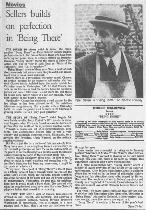 Gene Siskel Movie Review—being There 02 08 80 ™