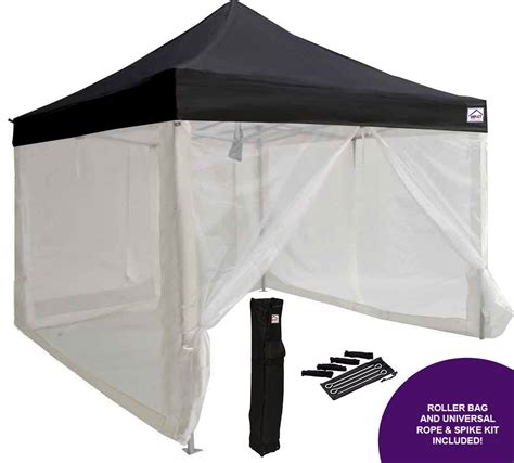 Impact Canopy 10x10 Pop Up Canopy Tent Mesh Sidewalls