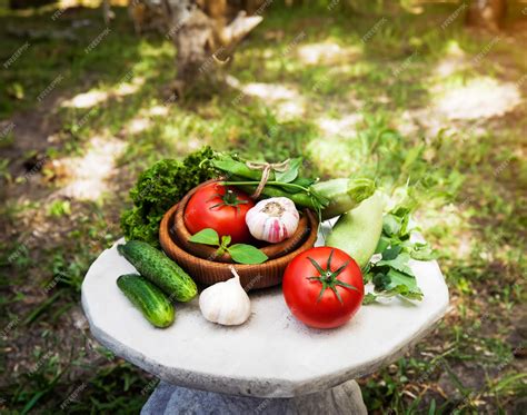 Premium Photo Assorted Veggies On Aged Wooden Backdrop