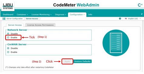 Wibu Configure Network Server Tuflow