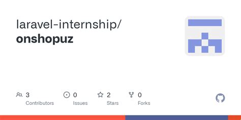 Github Laravel Internshiponshopuz