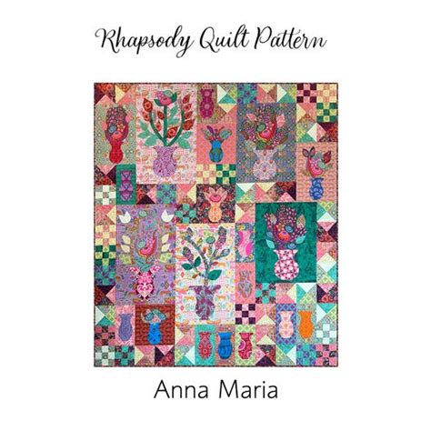 Rhapsody Quilt Pattern Anna Maria Ptnamt067 Its Sew Emma