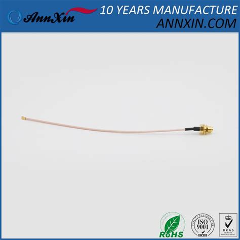 Rg178 Cable Assembly Rp Sma F And Ufl Ipex Mhf Connectors 6inches