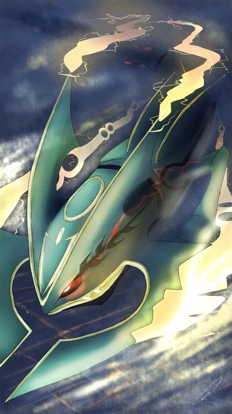 Mega Rayquaza Pokemon Fan Art By Auroralight011 On Deviantart