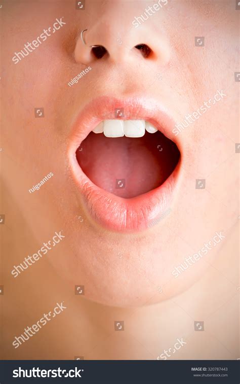 Woman Open Mouth Concept Oral Sex Stock Photo 320787443 Shutterstock
