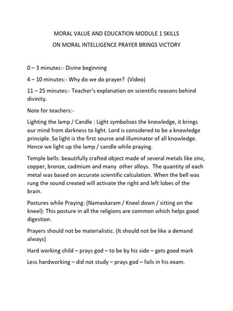 Moral Value Pdf