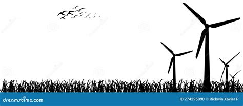 Windmill Background Design Windmill Background Renewable Energy