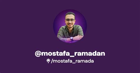 Mostafa Ramadan Instagram Facebook Tiktok Linktree