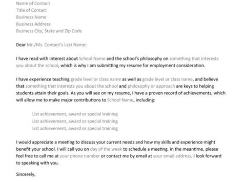 Email Template For Job Interest 30 Amazing Letter Of Interest Samples