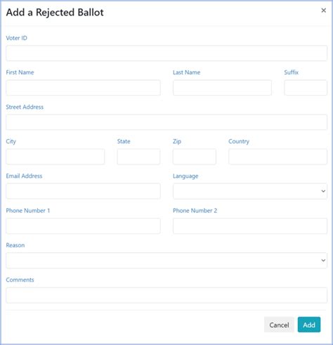 Ballot Curing Information Technology Department