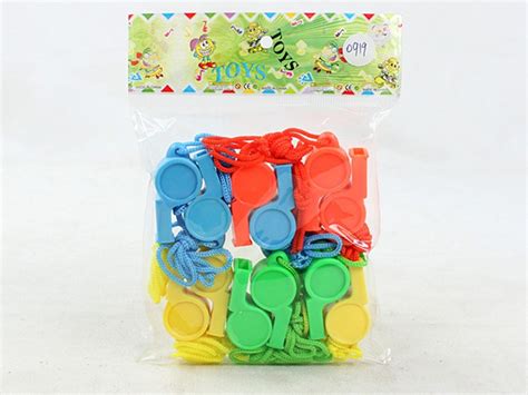 General Items Plastic Whistle 12pce
