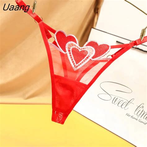 Uaang Sexy Panties Women Lace Underpants Low Waist Panty Embroidery