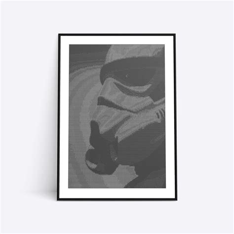 Stormtrooper Star Wars Ascii Art Instant Download Etsy Ascii Art