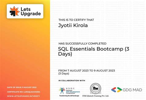 Sql Databasemanagement Letsupgrade Sqlprogramming Jyoti Kirola
