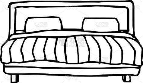 手写床的轮廓草图