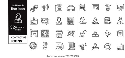 Award Diploma Outline Web Line Icons Stock Vector Royalty Free