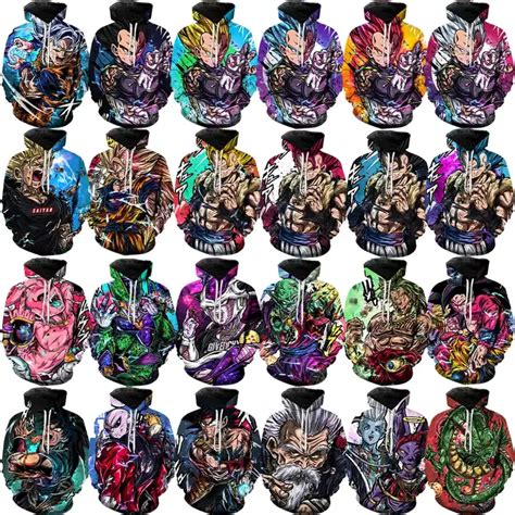 Mens Hoodie Customized 3d Printed Anime Oversize Pullover